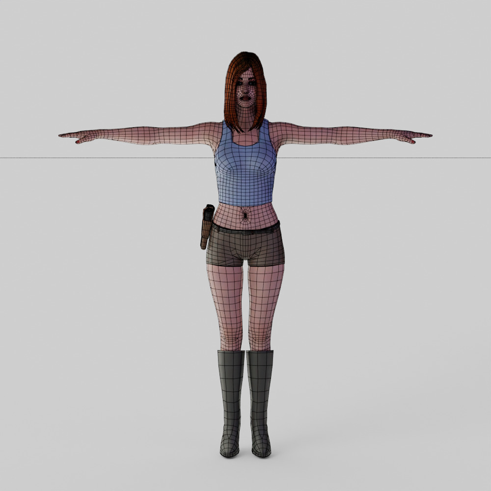Adventure Heroine - Stylized Female Character 3D model | CGTrader