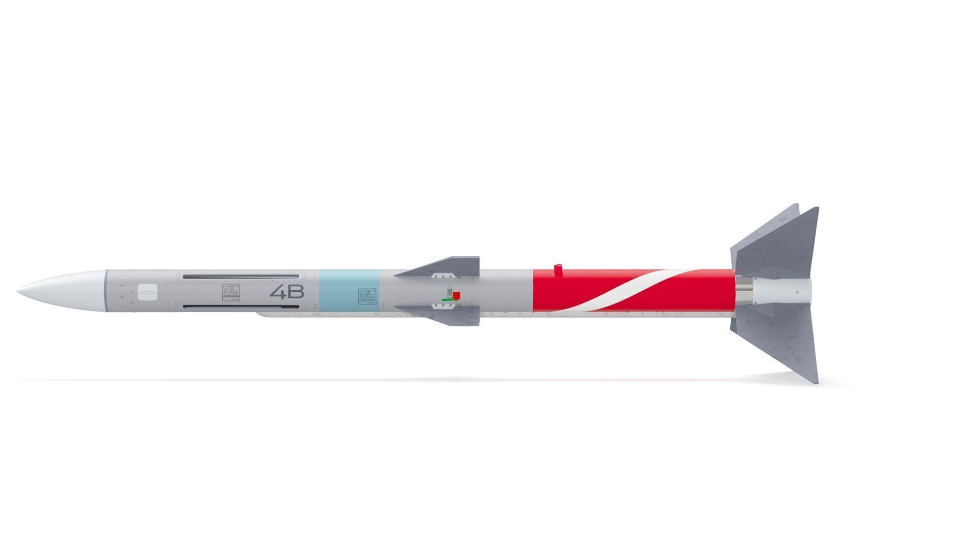 AAM-4 Beyond Visual Range Air to Air Missile 3D model | CGTrader