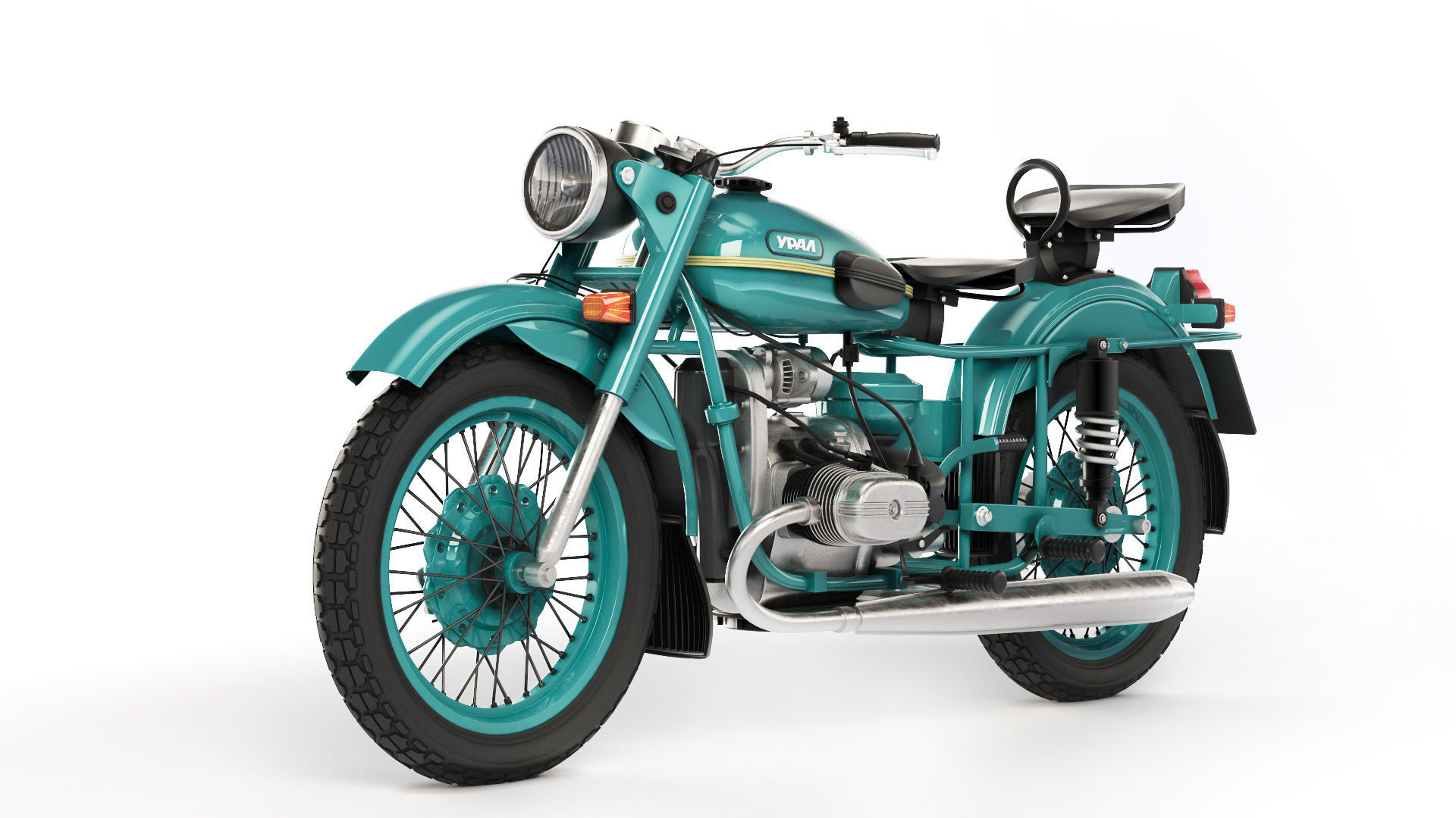 Ural M67-36 1976 3D model | CGTrader