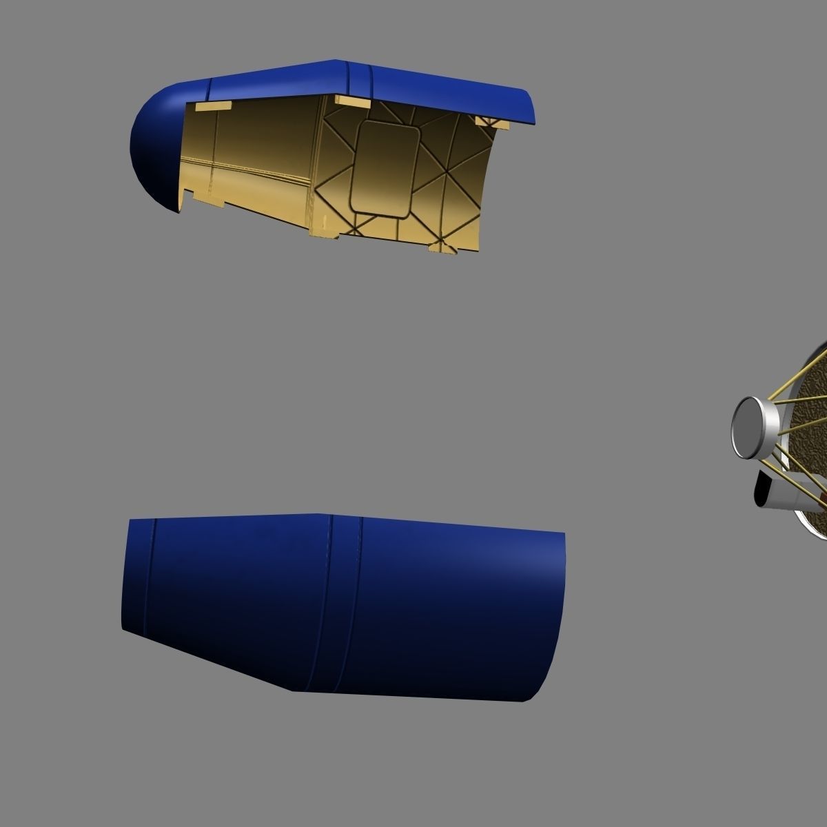 Safir Space Launch Vehicle 3D model | CGTrader