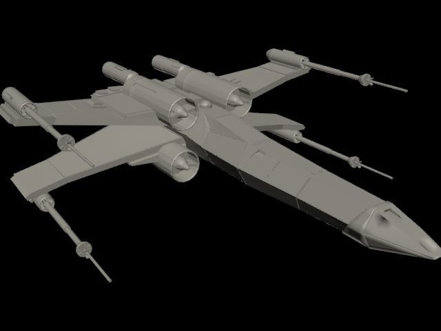 X-Wing 3D model 3D printable | CGTrader