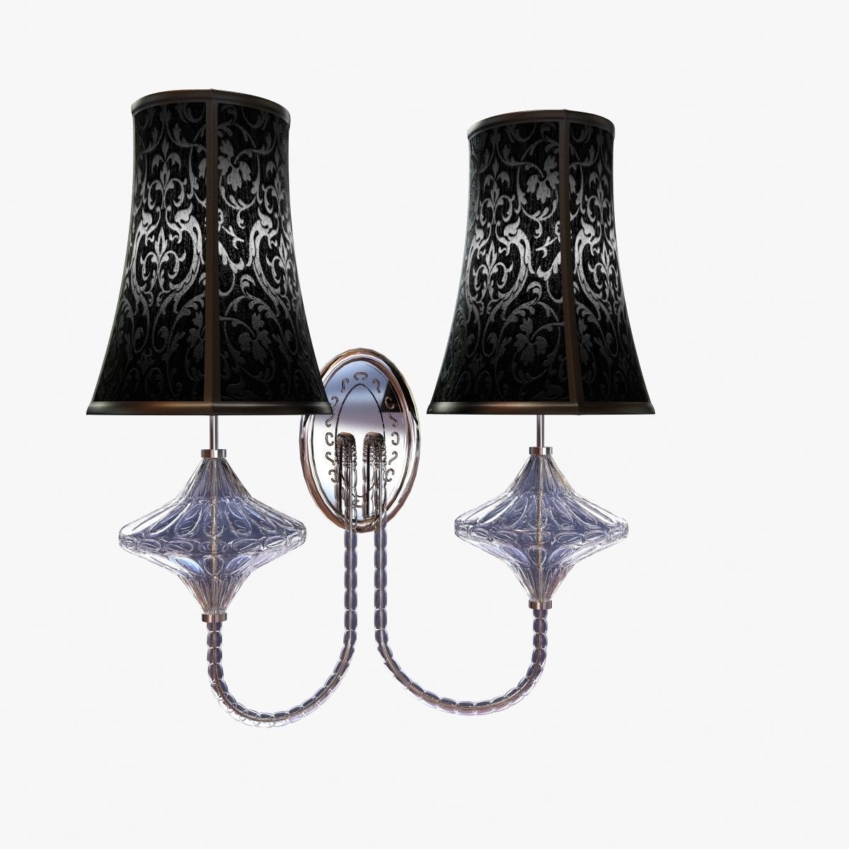 LUCECREA CLASS CHANTILLY wall light and chandelier 3D model | CGTrader