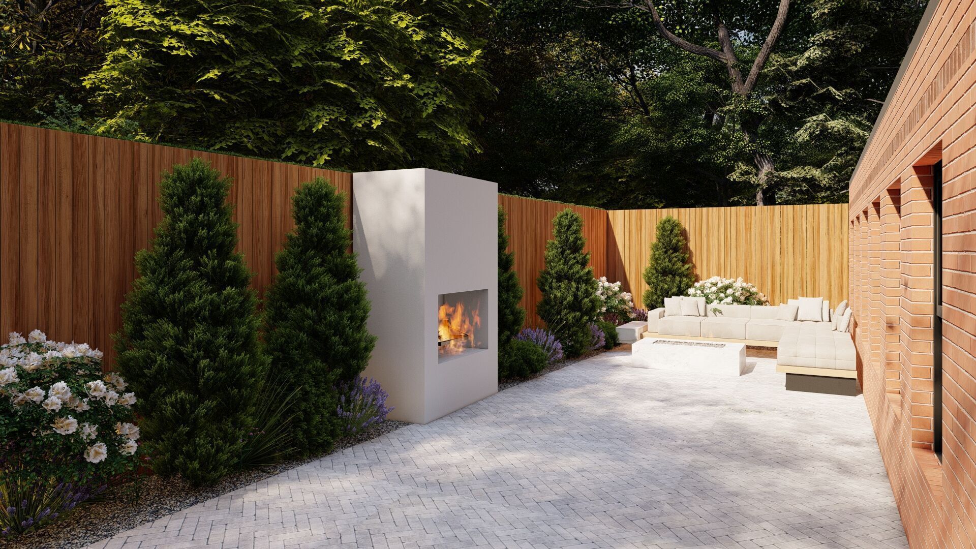 Garden Landscape 3d Model Sketchup And Lumion Scene 3d Model Free 3d Model Cgtrader