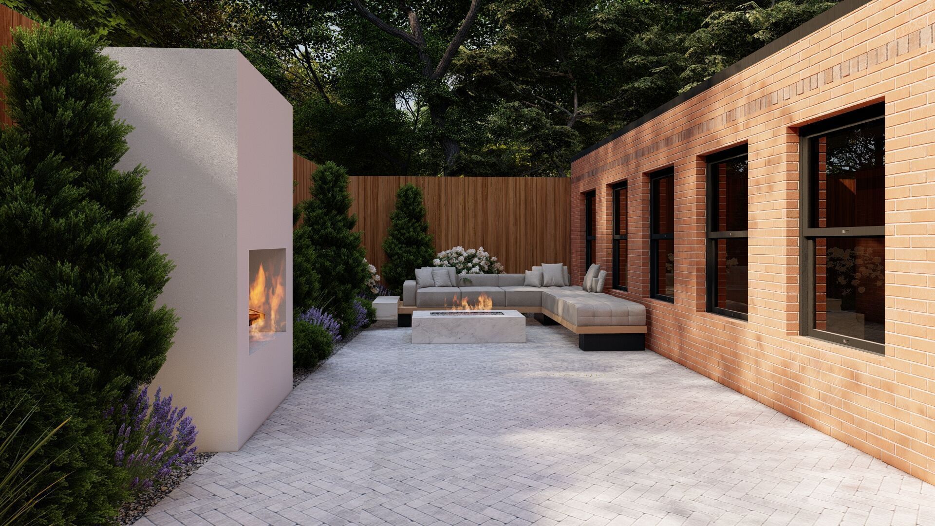 Garden Landscape 3d Model Sketchup And Lumion Scene 3d Model Free 3d Model Cgtrader