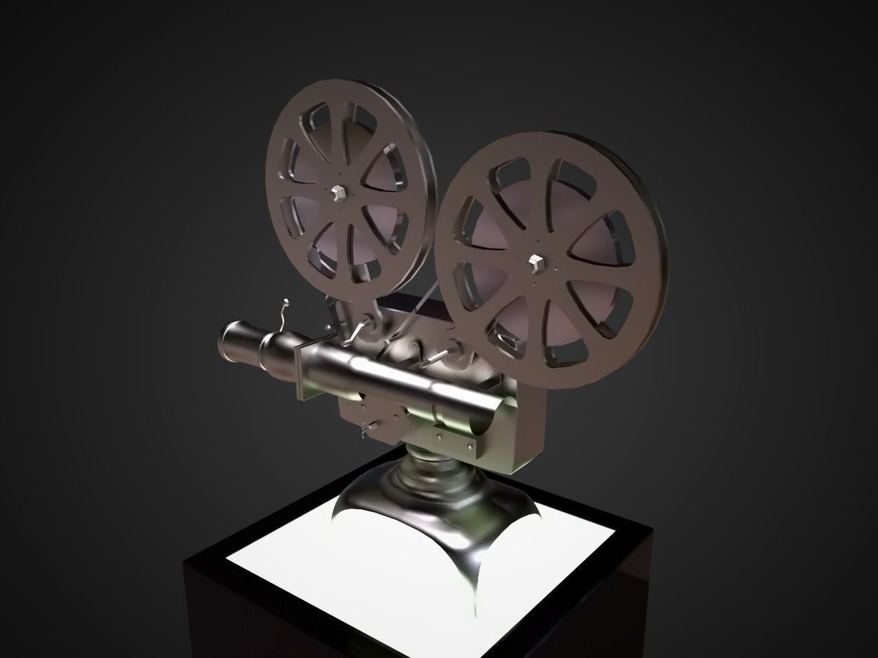 Vintage Movie Projector 3D model | CGTrader