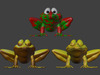 Donkey Kong Country Winky the Frog 3D model 3D printable | CGTrader