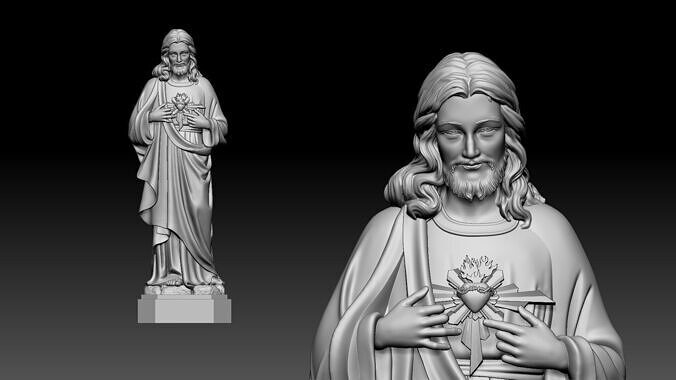 Jesus Christ 3D model 3D printable | CGTrader