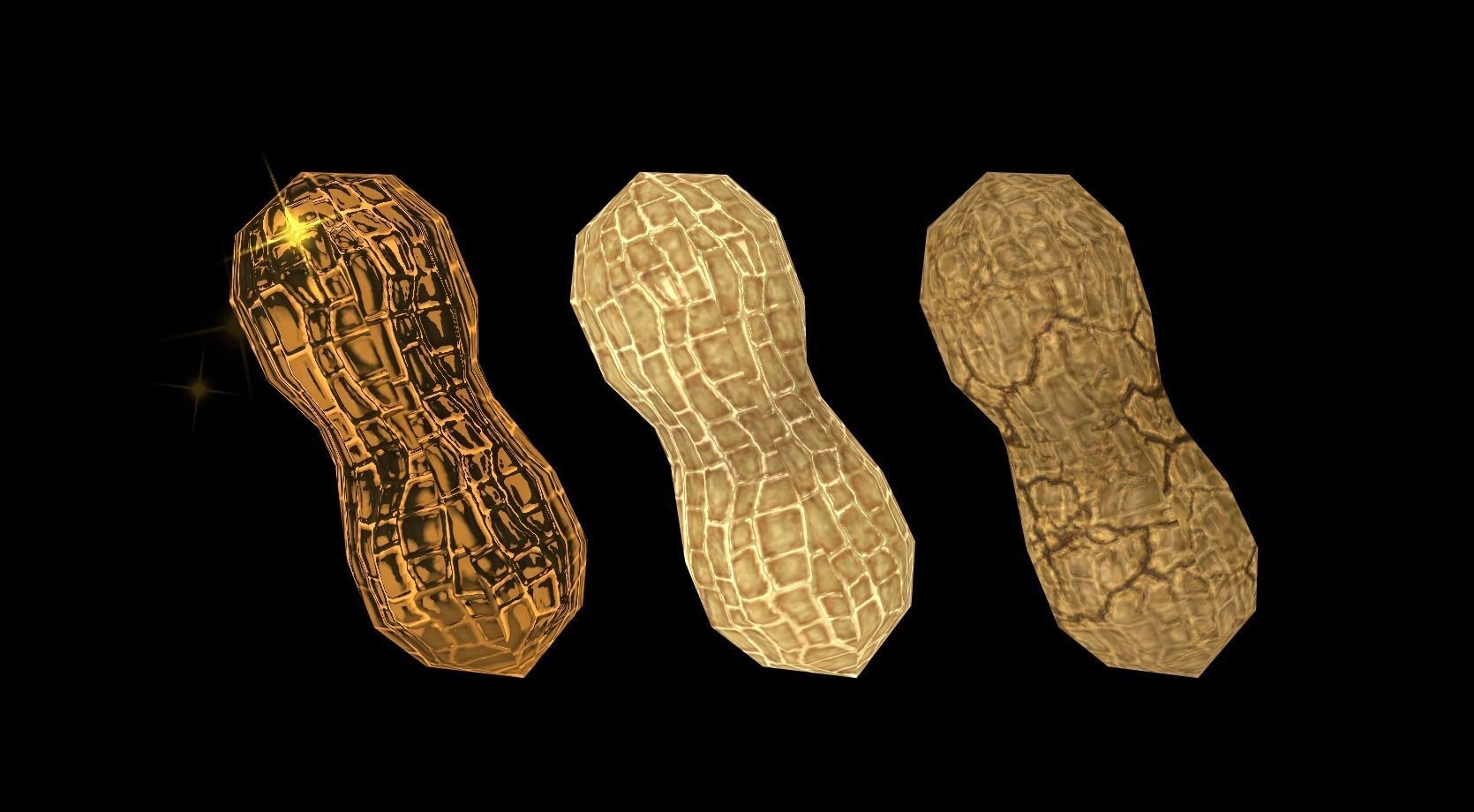 3D model Peanut wooden plank VR / AR / low-poly | CGTrader