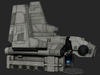 Rho Class Shuttle-Star Wars 3D model rigged | CGTrader