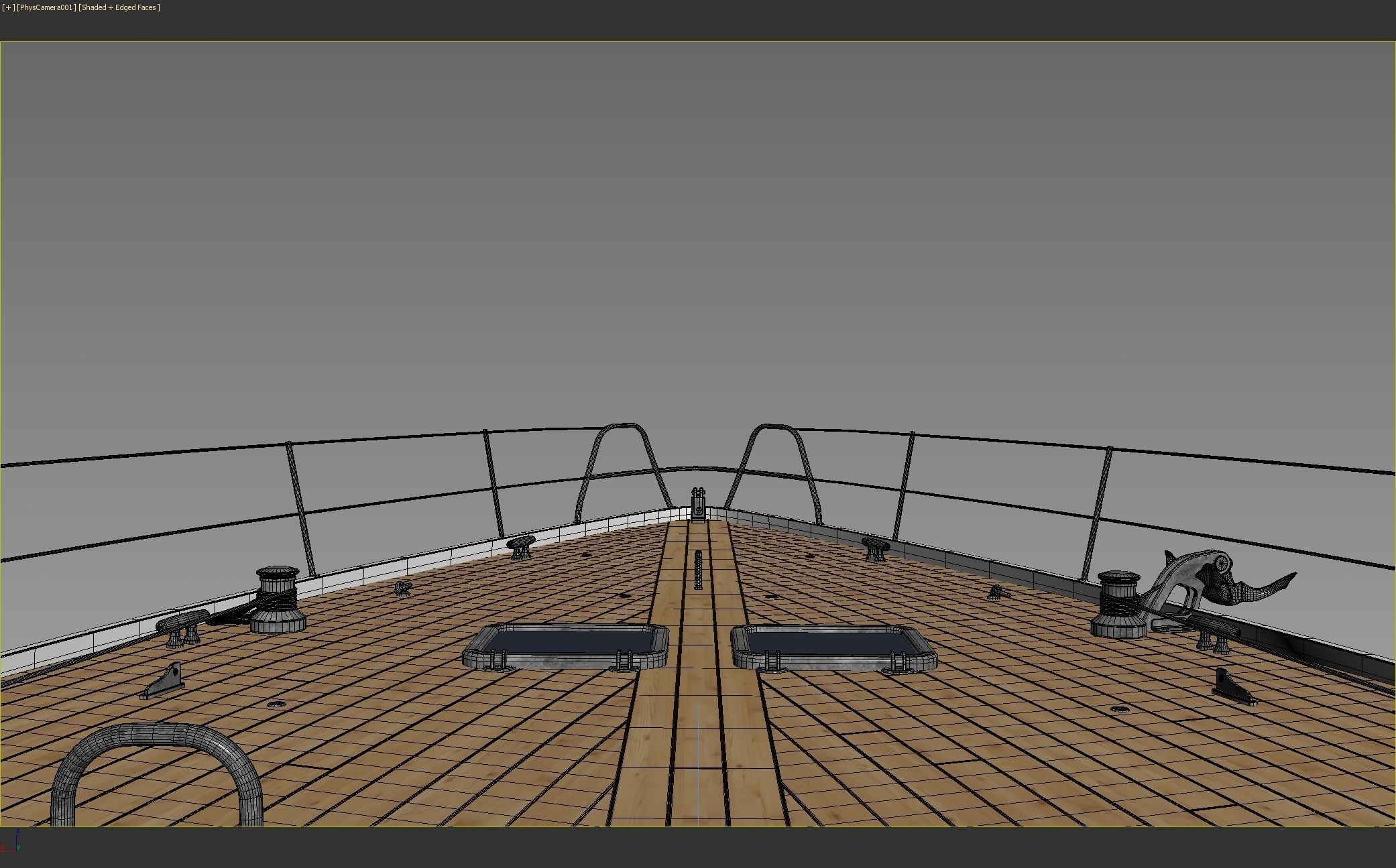Boat Deck 3D model | CGTrader