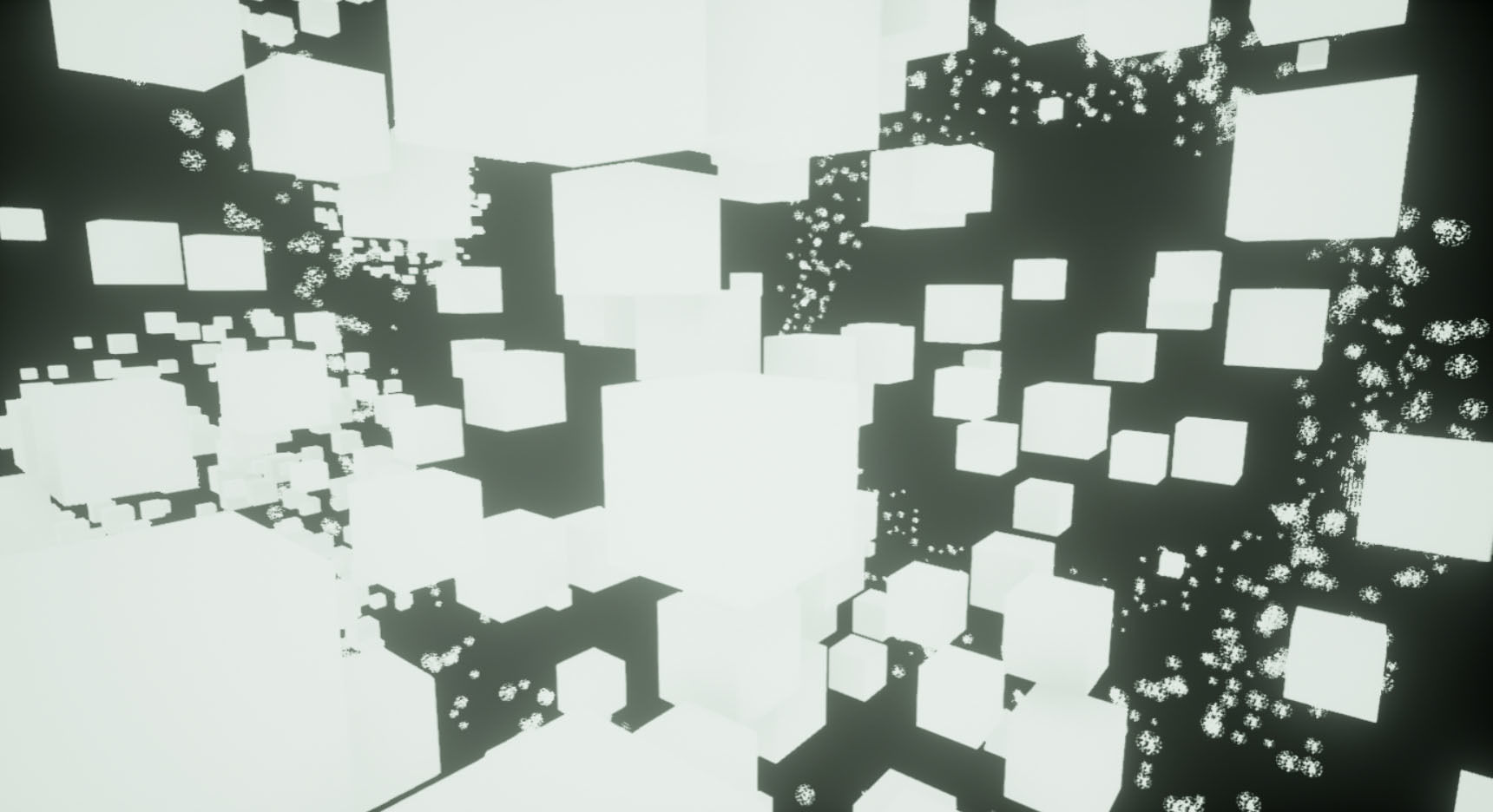 Galaxy made of cubes free 3D model | CGTrader