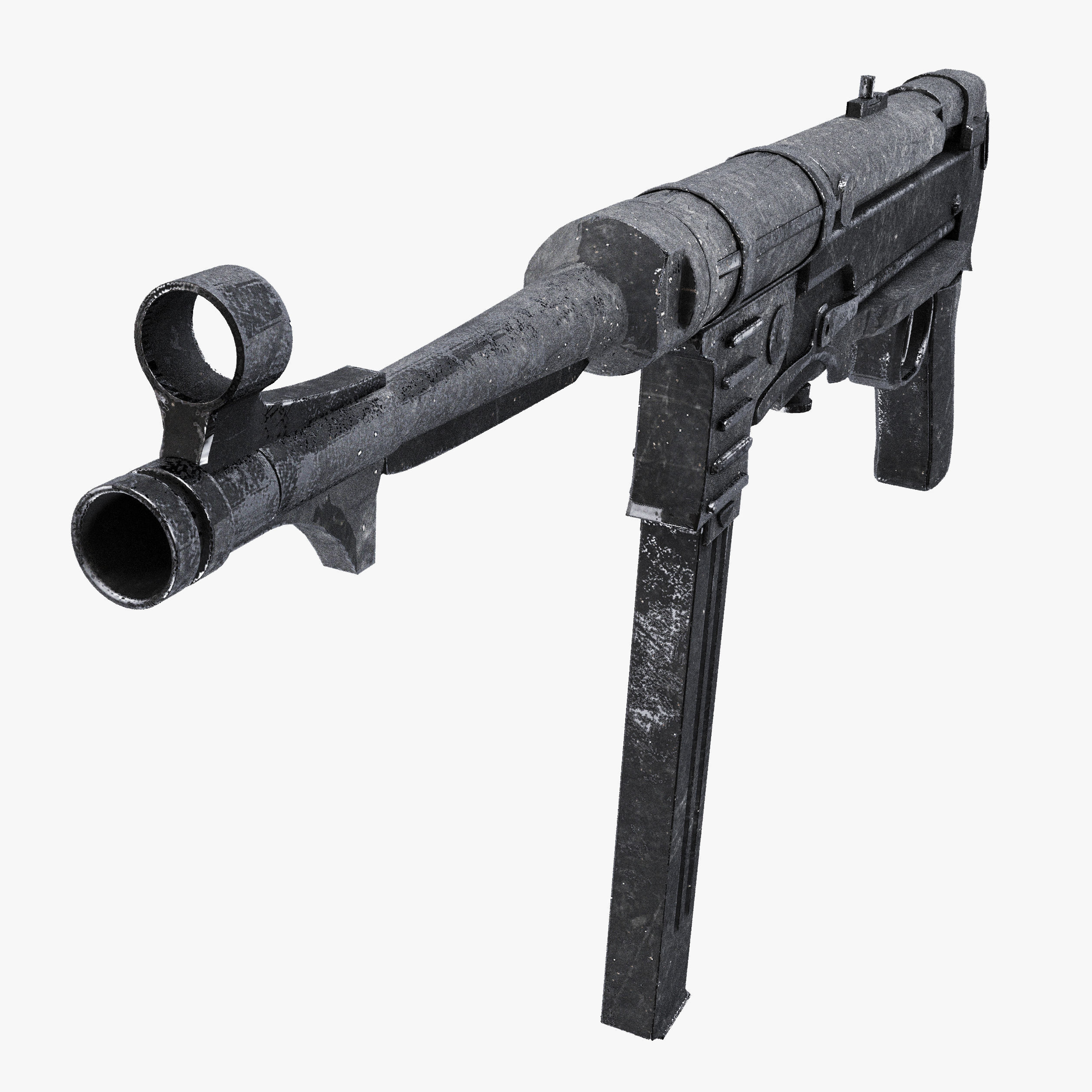 3D model MP40 Submachine gun VR / AR / low-poly | CGTrader
