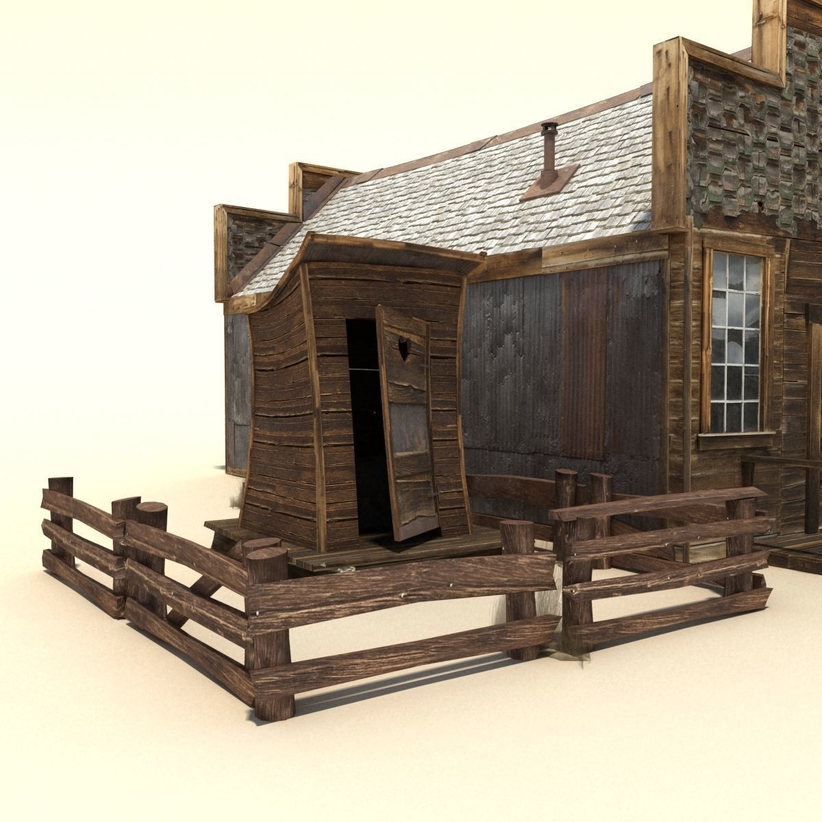 3D model Wild West Pack VR / AR / low-poly | CGTrader