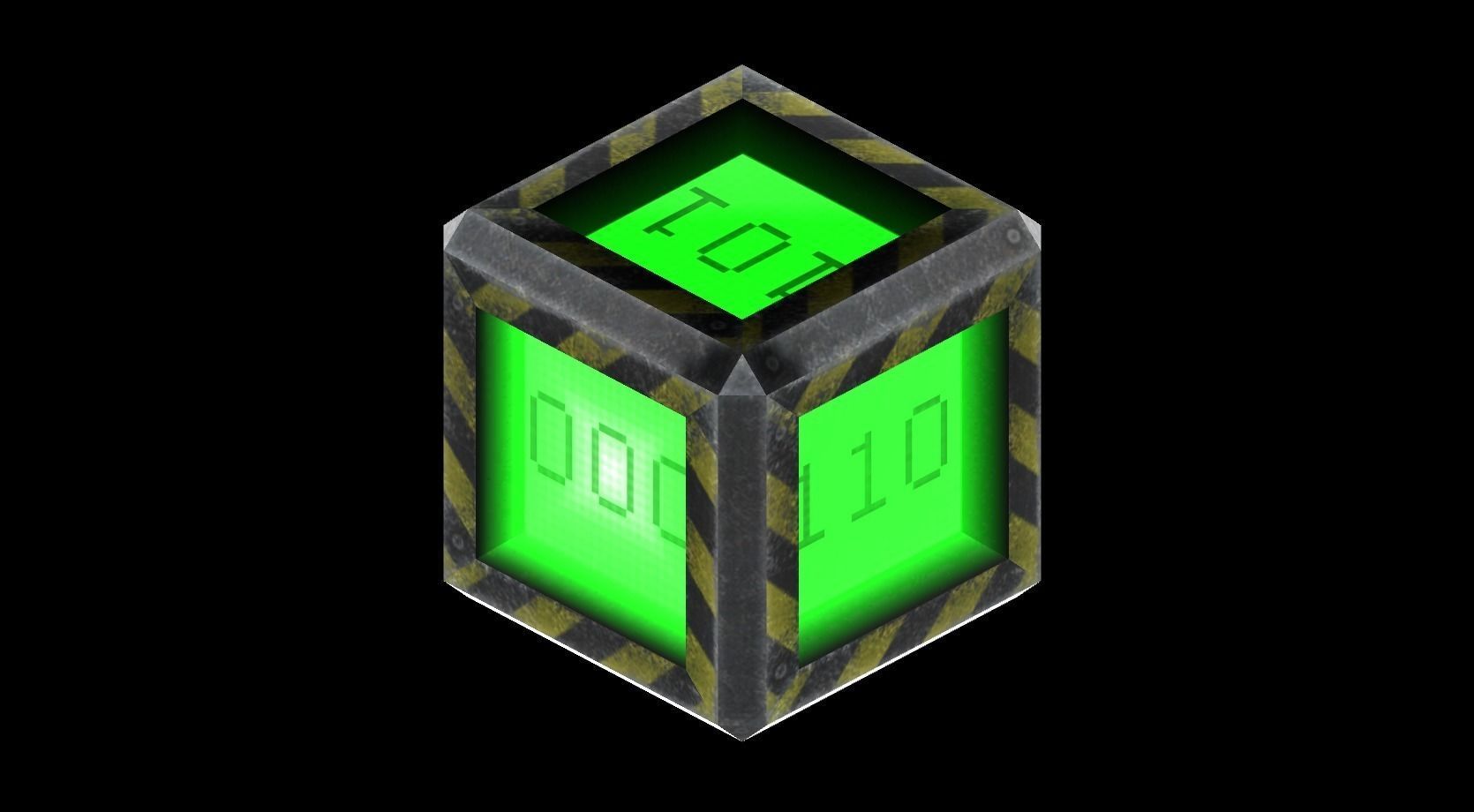 3D model Space Cube Power Up VR / AR / low-poly | CGTrader
