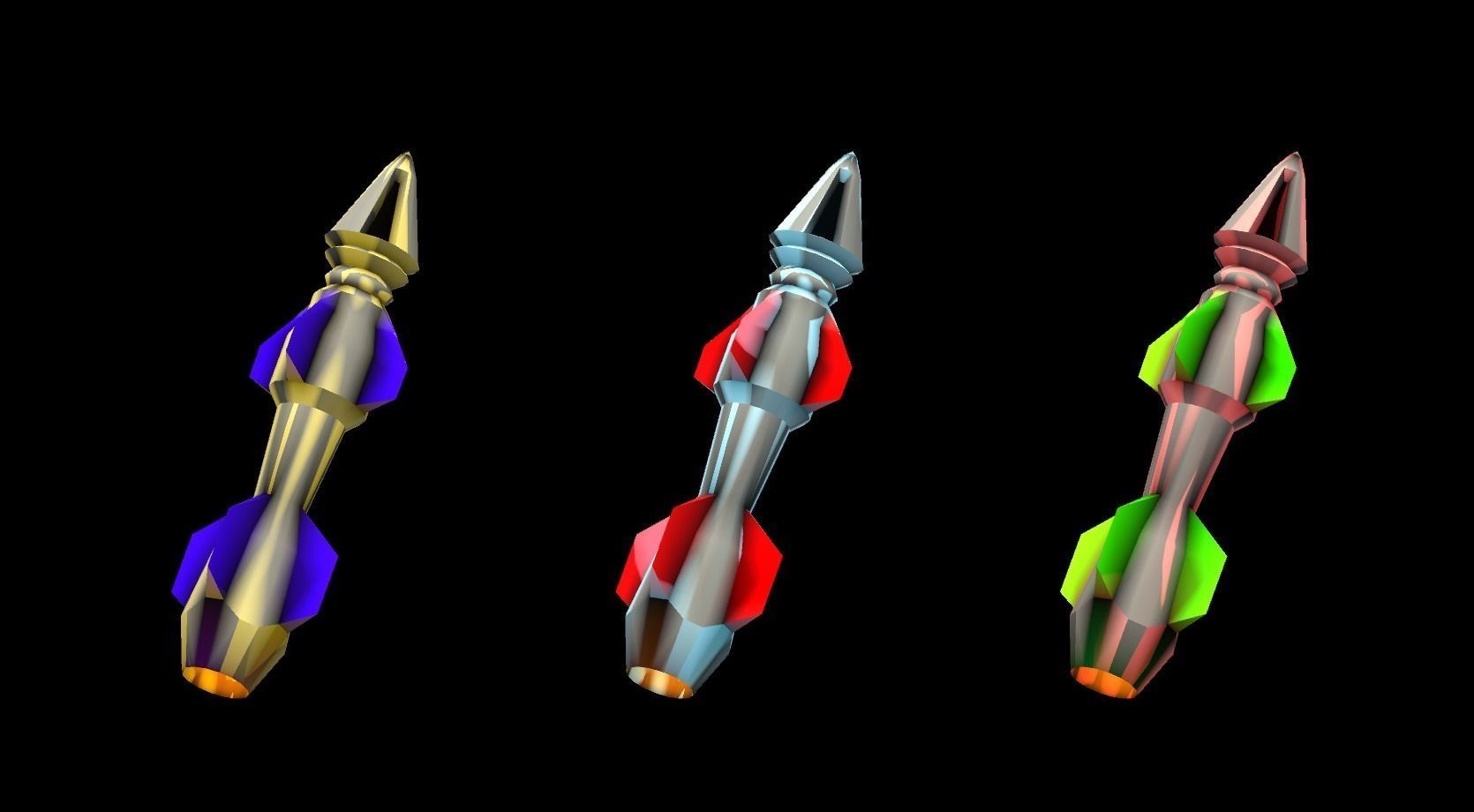 3D model Rocket Power Up VR / AR / low-poly | CGTrader