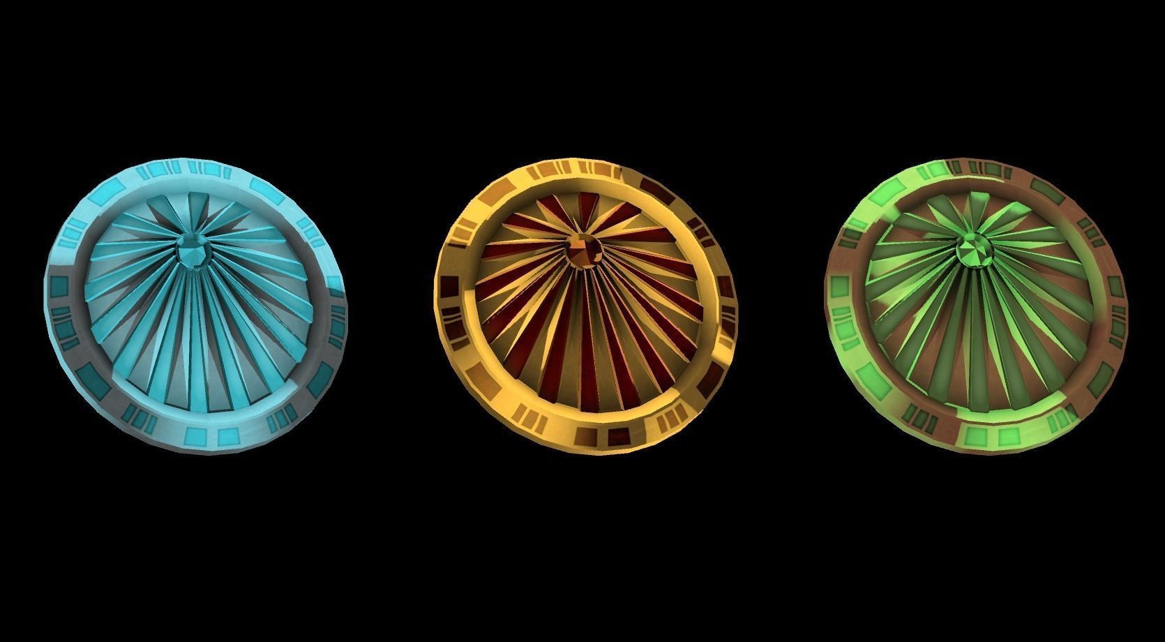 3D model Space Coin VR / AR / low-poly | CGTrader