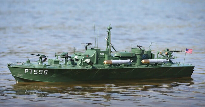 PT-556 US Navy Patrol Boat Elco Thunderbolt RC Kit 3D model 3D ...