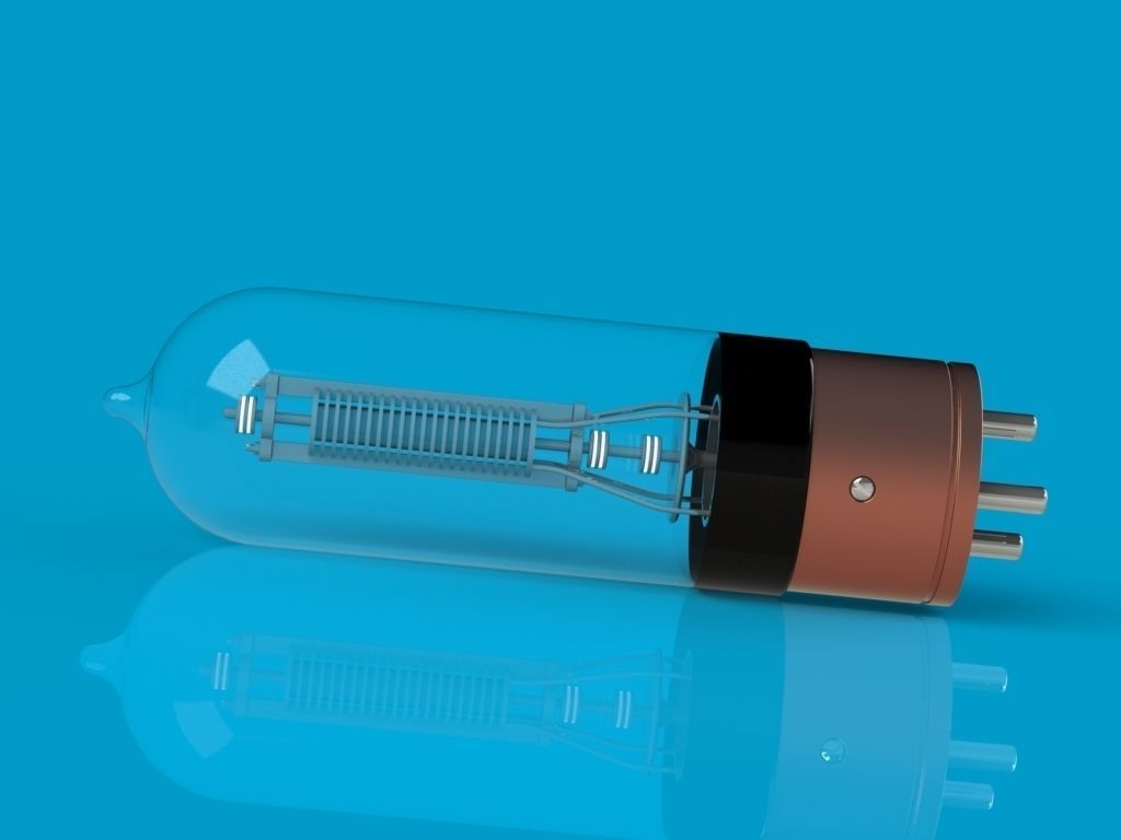 Vacuum tube 3D model | CGTrader