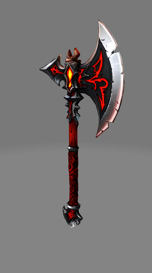 3D model 3D Stylized RPG Fantasy Axe 01 - Game Ready Weapons VR / AR ...