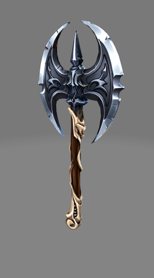 3D model 3D Stylized RPG Fantasy Axe 01 - Game Ready Weapons VR / AR ...