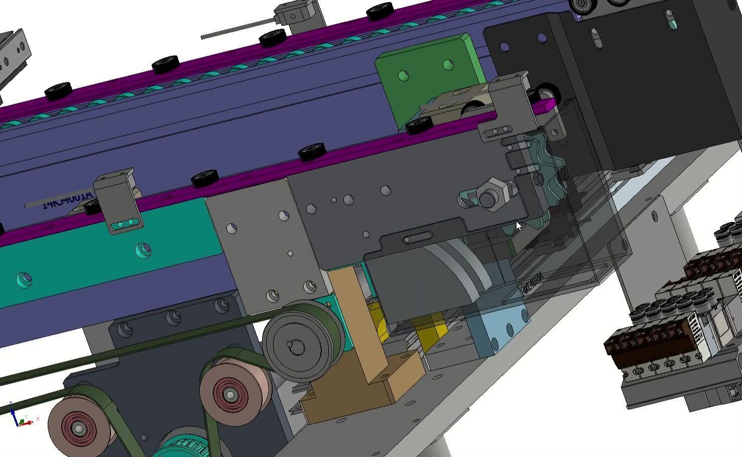 Double Speed Chain Pallet Conveyor Assembly Line 3D model | CGTrader