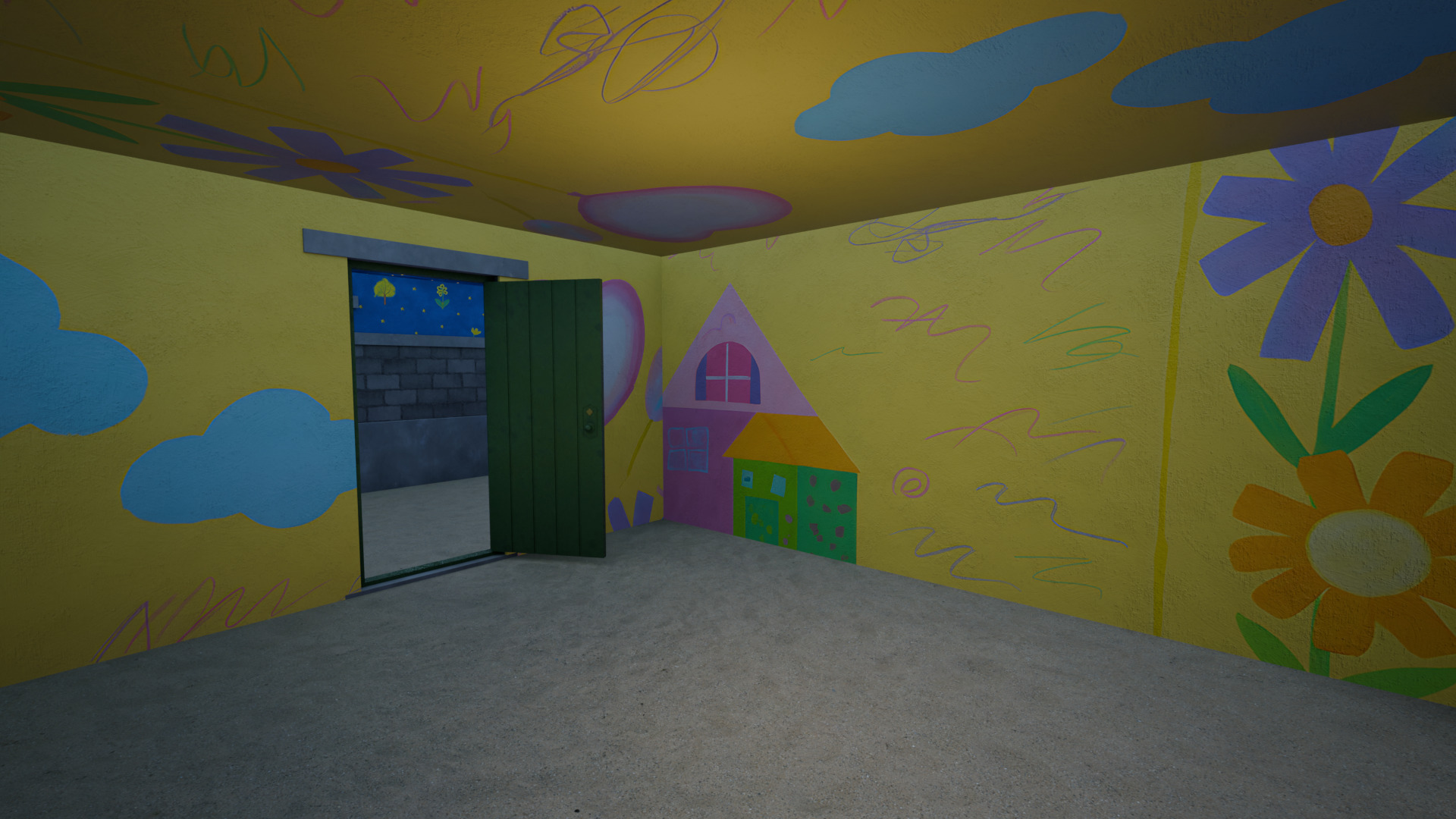 Squid Game Hide and Seek Map 3D model | CGTrader