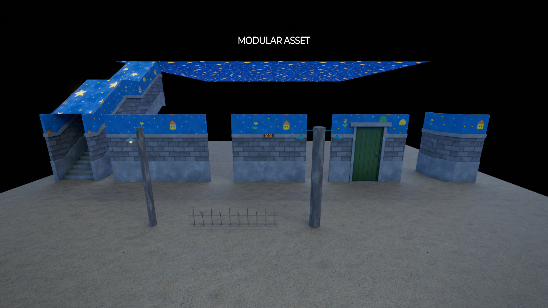 Squid Game Hide and Seek Map 3D model | CGTrader