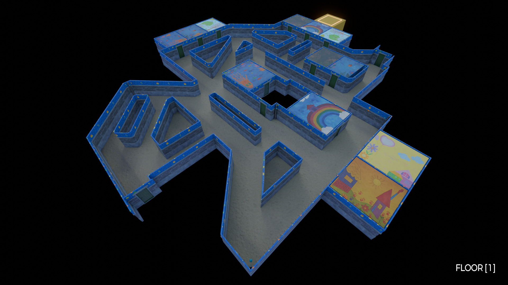 Squid Game Hide and Seek Map 3D model | CGTrader