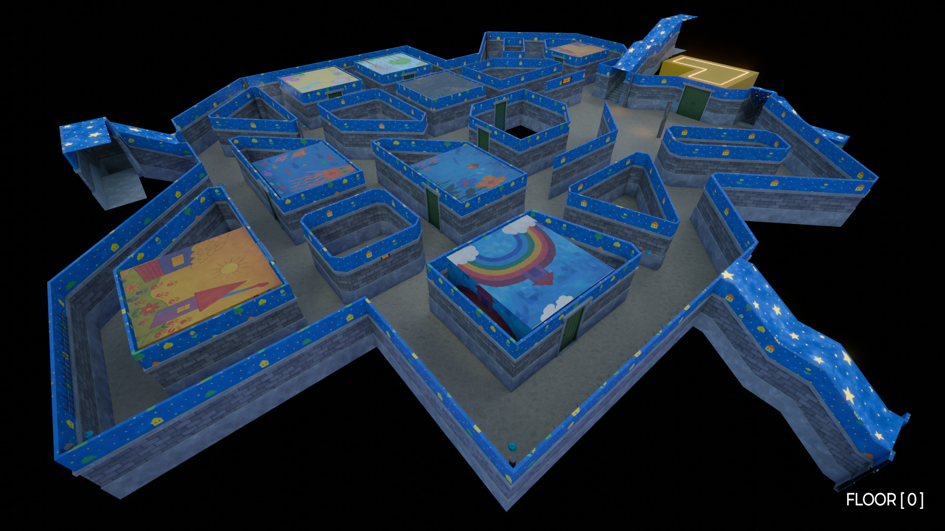 Squid Game Hide and Seek Map 3D model | CGTrader