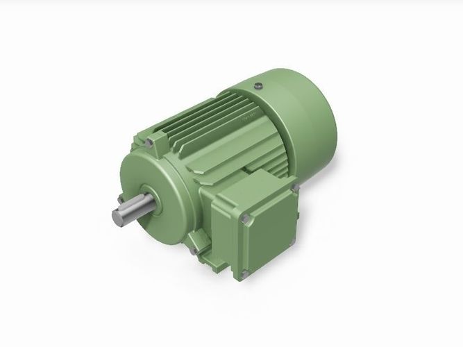 90S B3 Right IEC electric motor - 3D CAD model 3D model | CGTrader