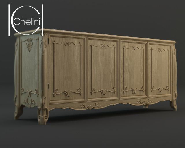 Dresser Chelini 3D model | CGTrader