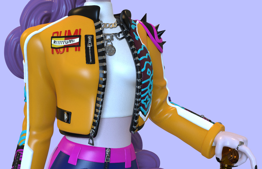 RUMI FROM KPOP-DEMON HUNTERS 3D model 3D printable | CGTrader