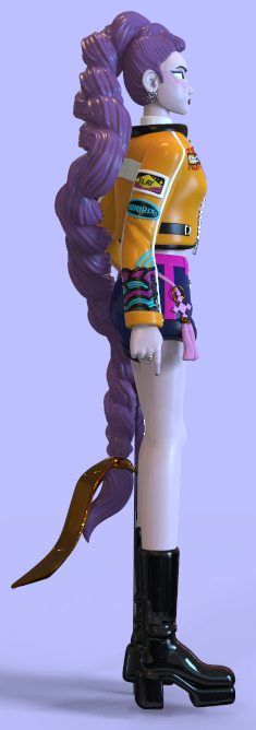 RUMI FROM KPOP-DEMON HUNTERS 3D model 3D printable | CGTrader