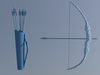 Ice Bow and Arrows free VR / AR / low-poly 3D model | CGTrader