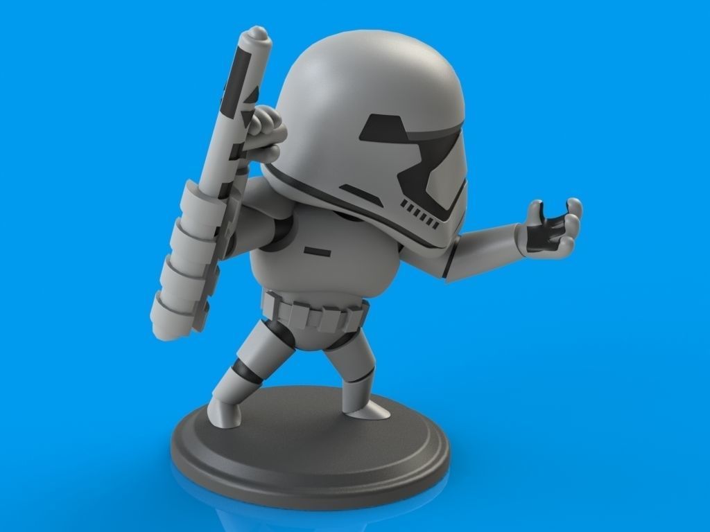 Stormtrooper FN-2199 3D model 3D printable | CGTrader