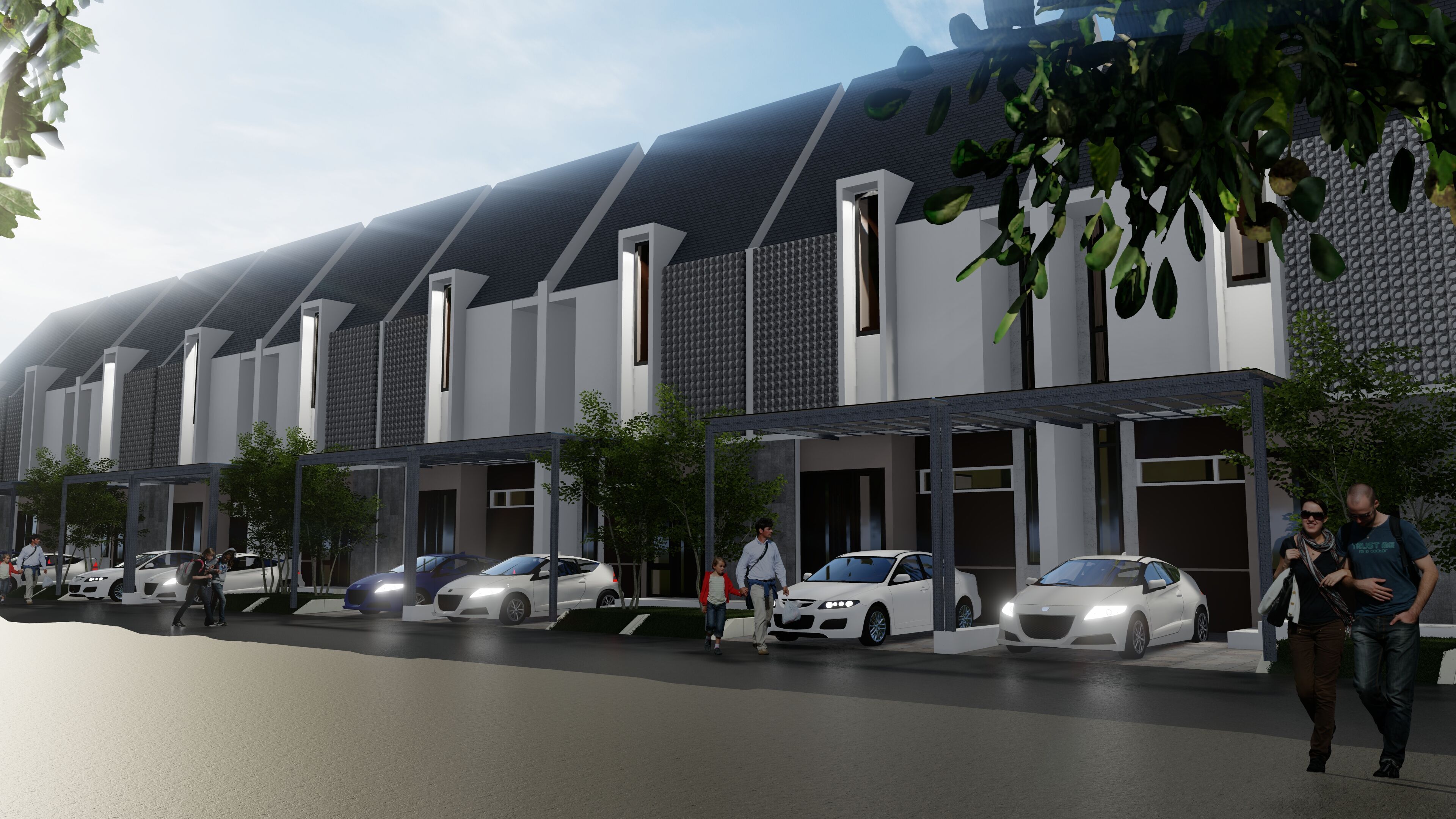 6 x 12m Two Storey House SketchUp Model Exterior Only 3D model | CGTrader