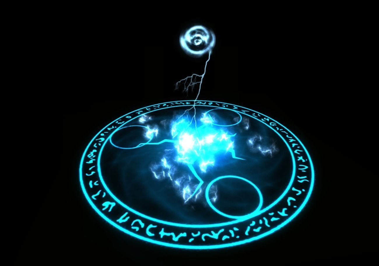 Electric Ground Spell Cast 3D model animated | CGTrader