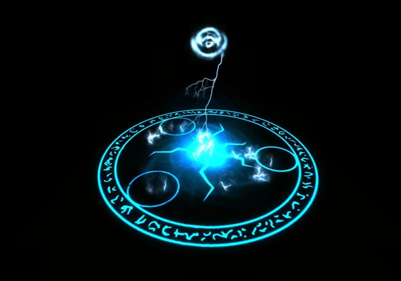 Electric Ground Spell Cast 3D model animated | CGTrader