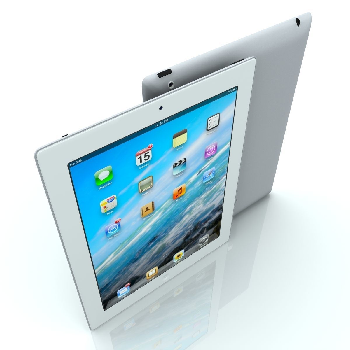 Generic iPad set 3D model | CGTrader