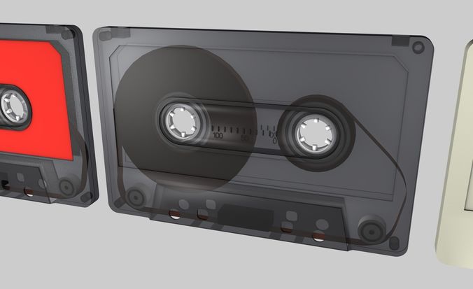 Cassette Tape Models 3D Model OBJ 3DS FBX C4D DXF STL | CGTrader.com