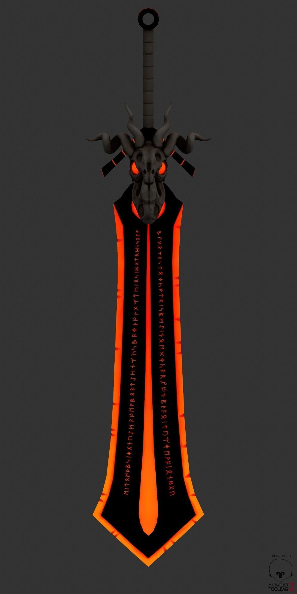 3D model Elemental Greatsword VR / AR / low-poly | CGTrader