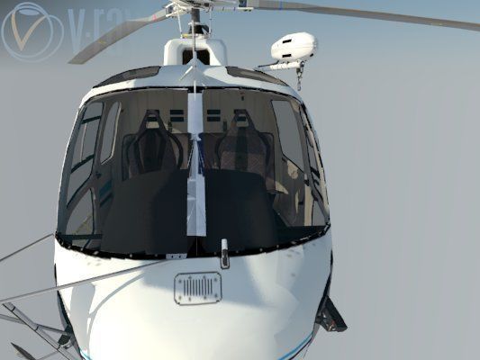 Helicopter flying in sky free VR / AR / low-poly 3D model | CGTrader
