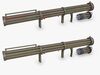3D Model Pack Anti Tank Rocket Launcher Collection Low-poly PBR VR / AR ...