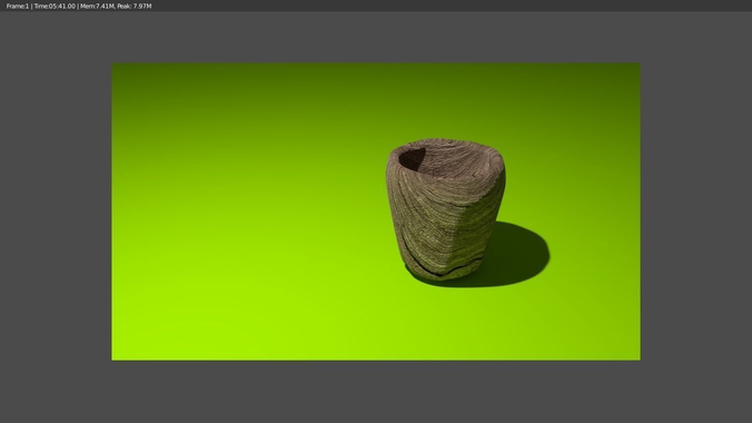 Simple model 2 wooden bowl on screen free VR / AR / low-poly 3D model ...
