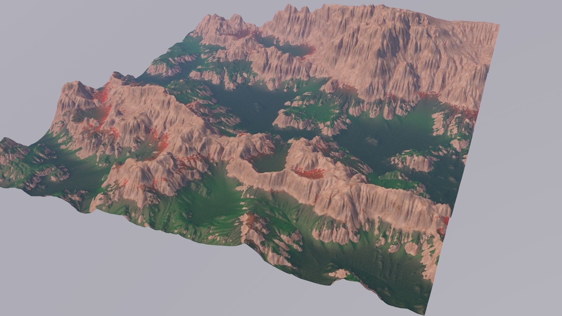 Detailed rocky landscape 3D model | CGTrader