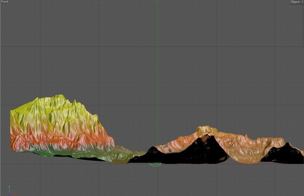 Detailed rocky landscape 3D model | CGTrader