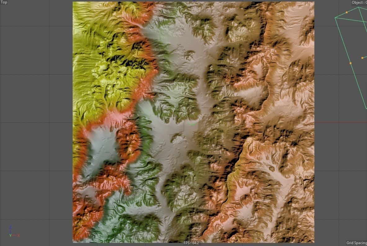 Detailed rocky landscape 3D model | CGTrader