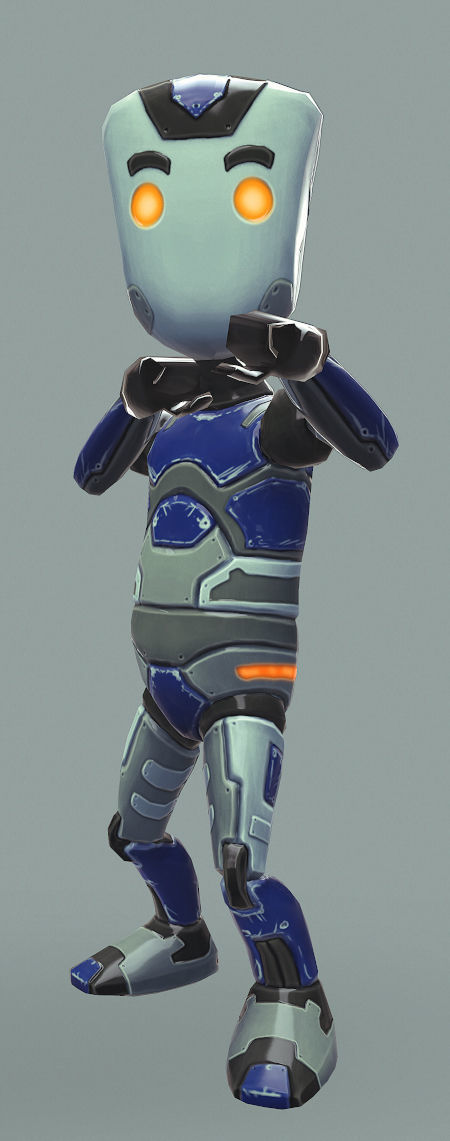 3D model Iron Robot VR / AR / low-poly | CGTrader