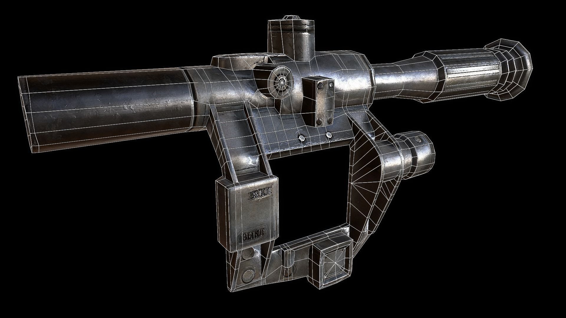 3D model sniper rifle as val VR / AR / low-poly | CGTrader