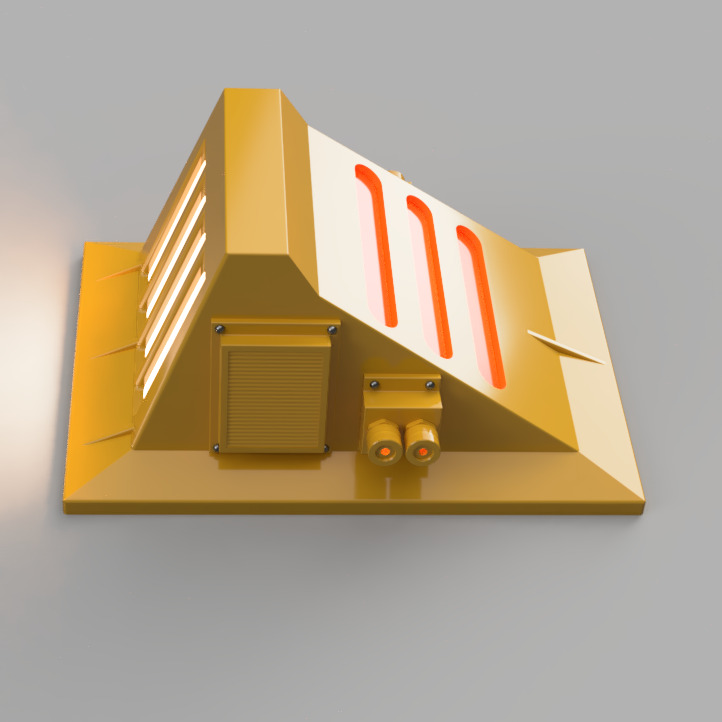 Star Wars Landing Pad Lighting Prop 3D STL 3D model 3D printable | CGTrader